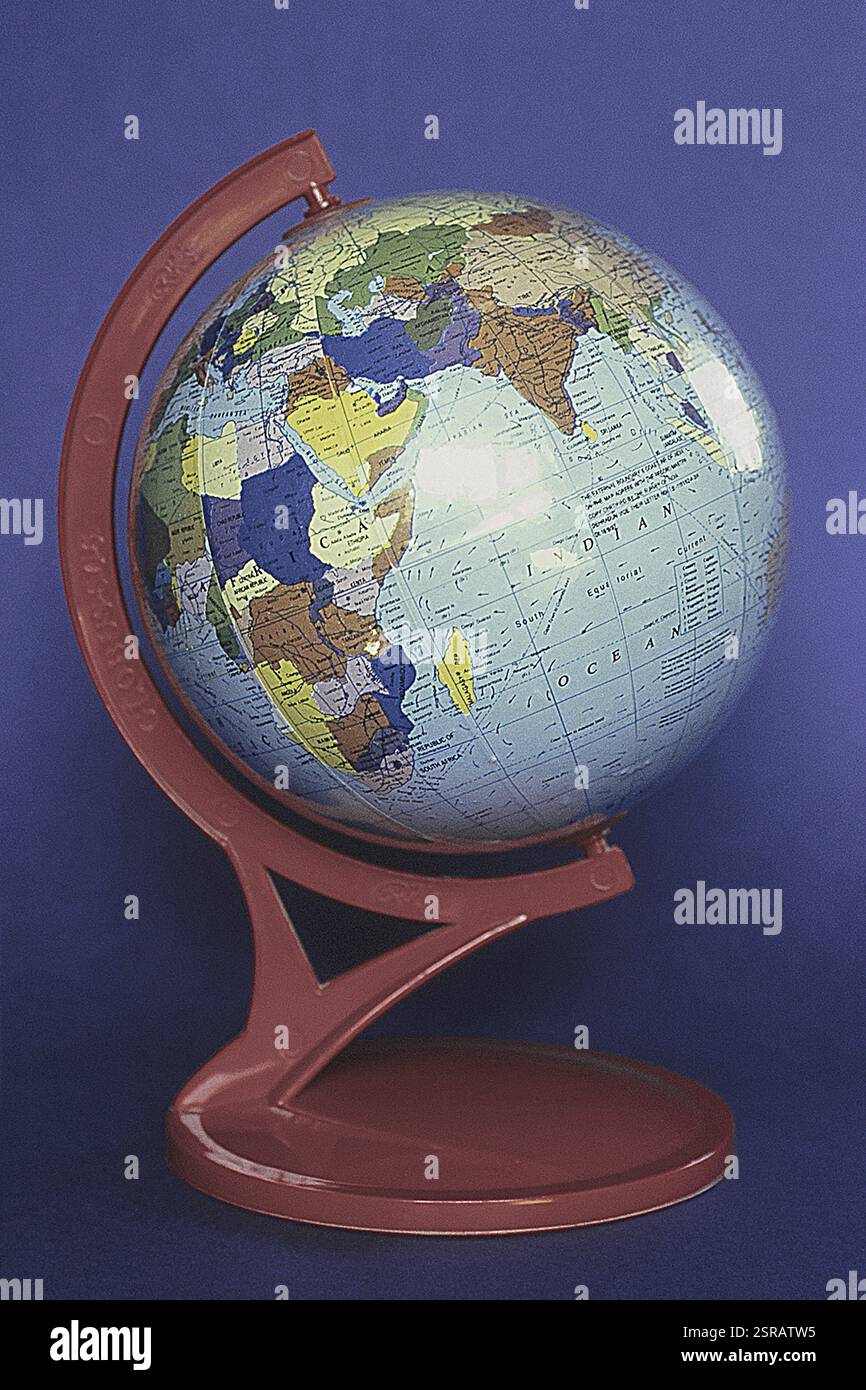 Earth globe for study, Mumbai, India, Asia Stock Photo - Alamy