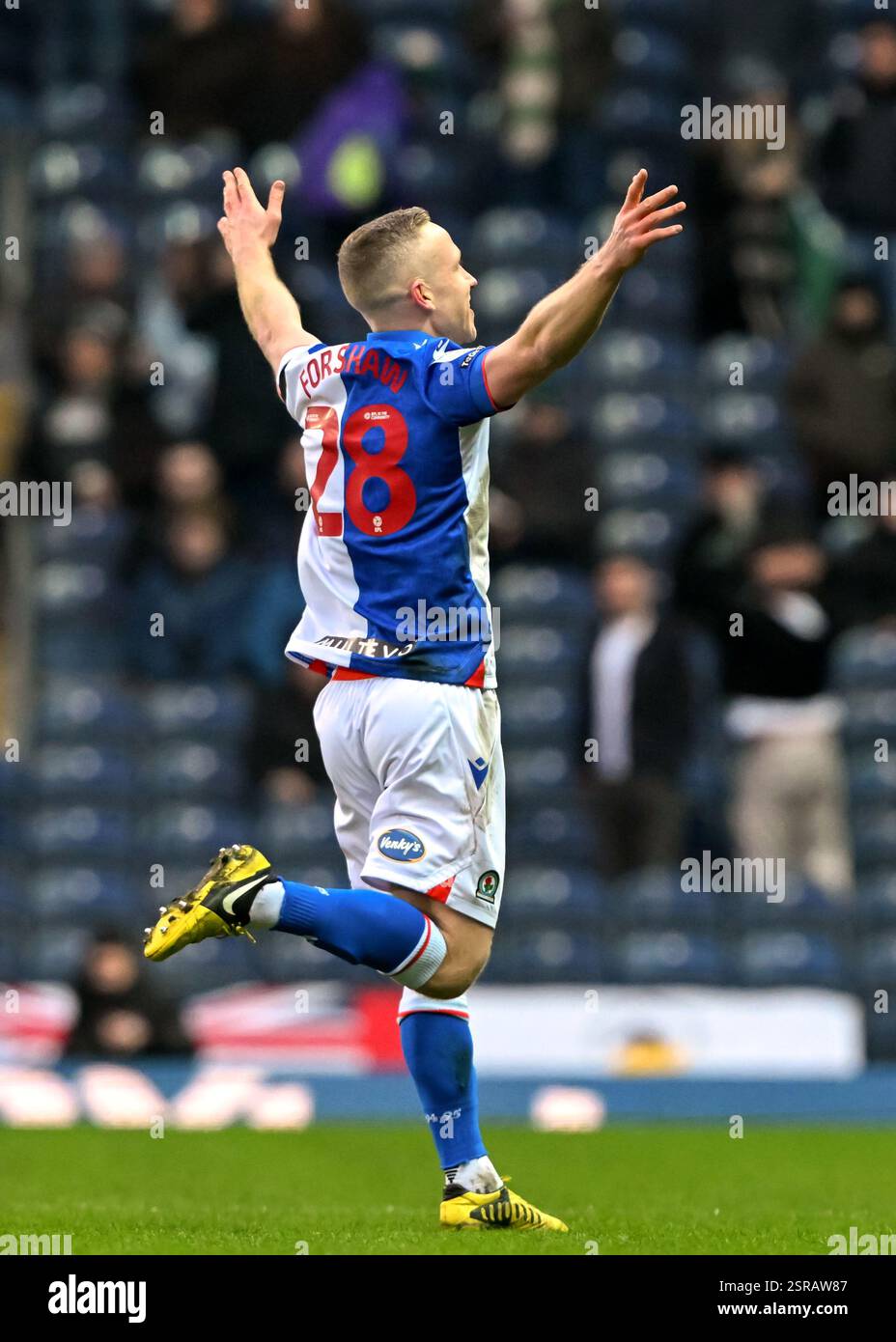 Blackburn Rovers' Adam Forshaw celebrates after scoring his sides first ...