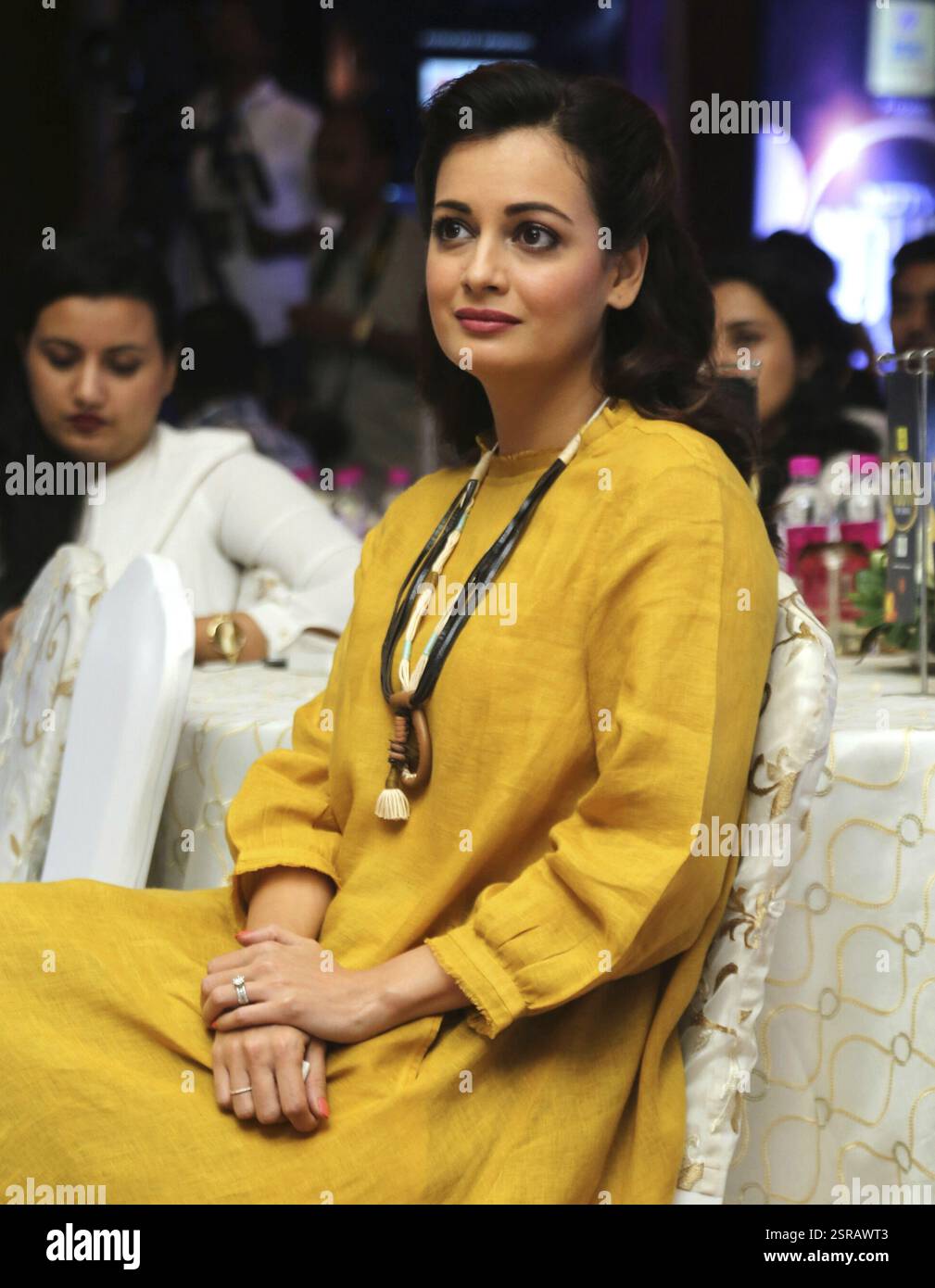 Bollywood actor Diya Mirza during the NDTV Youth for change on the ...