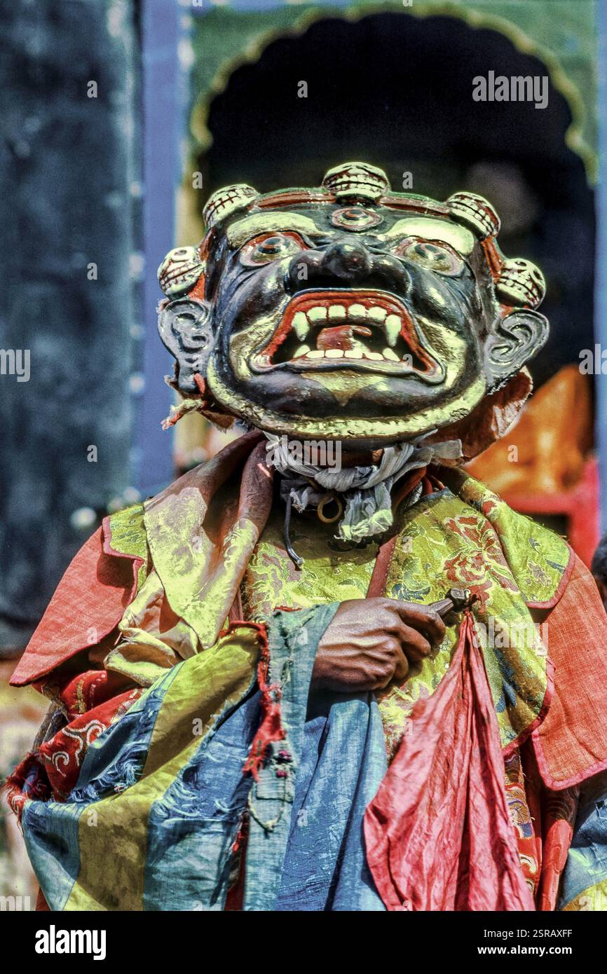Mask dance hemis, ladakh, jammu and kashmir, india, asia Stock Photo ...