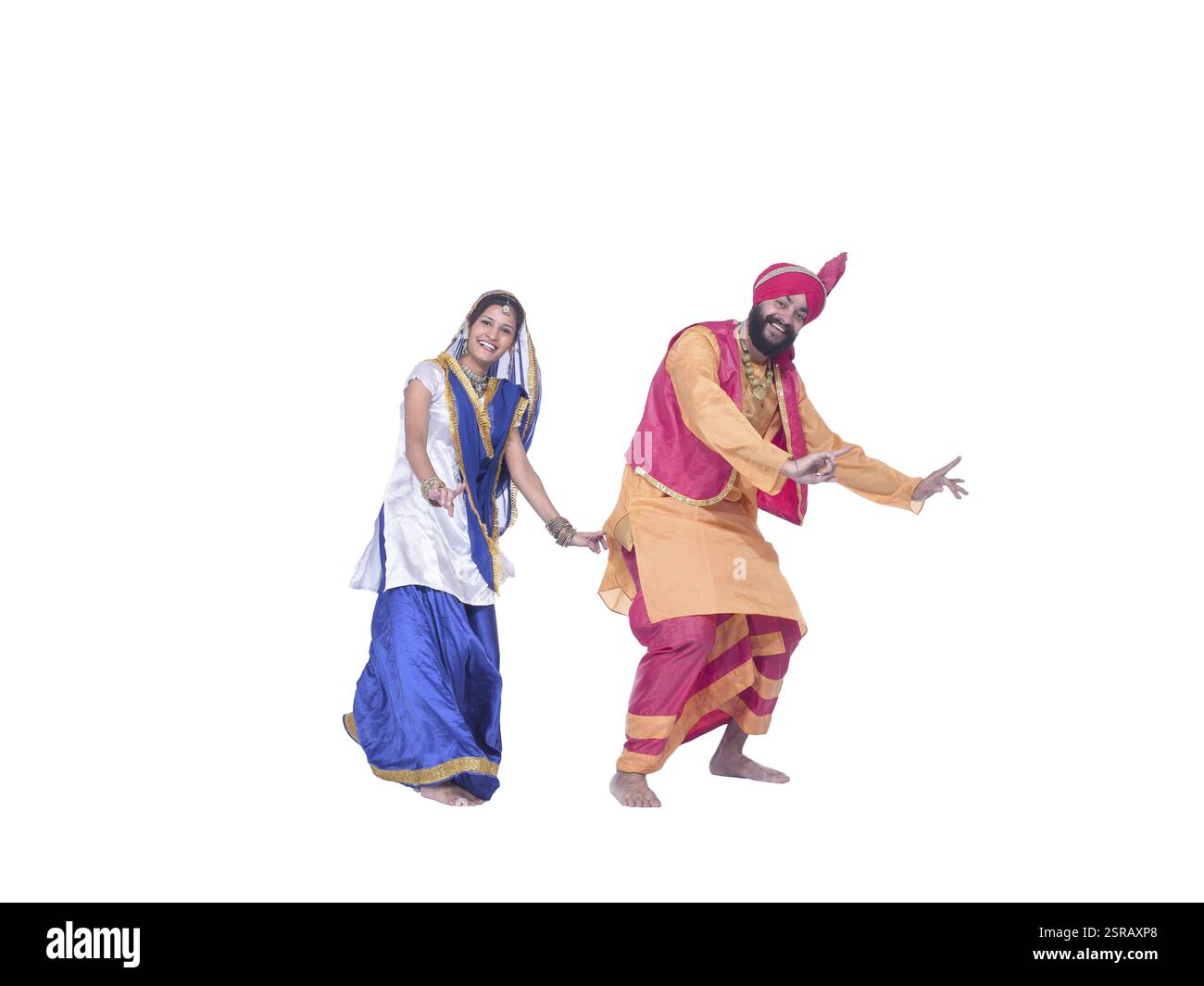 Dancers performing folk dance bhangra MR#779D, 779B Stock Photo - Alamy