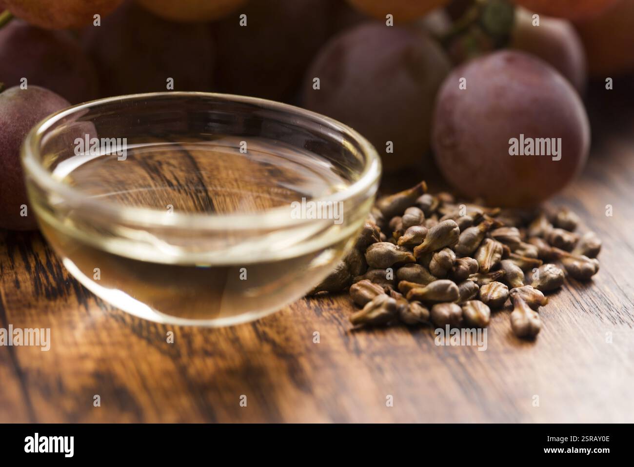 Grape seed oil Stock Photo - Alamy