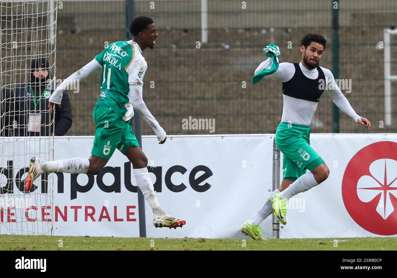 La Louviere, Belgium. 15th Feb, 2025. RAAL's Maxime Xavier Pau ...