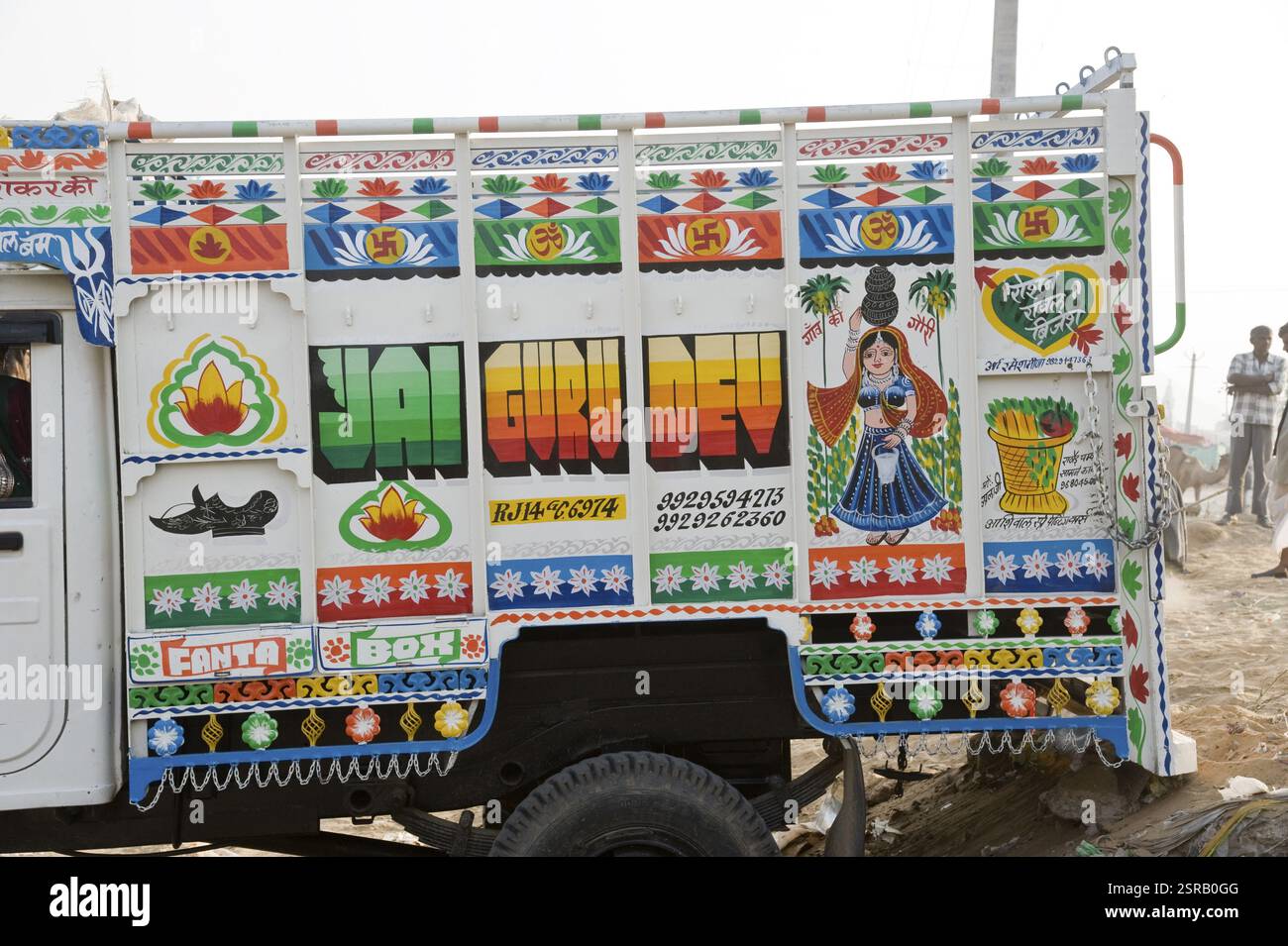 Goods lorry jeep, pushkar, rajasthan, india, asia Stock Photo - Alamy