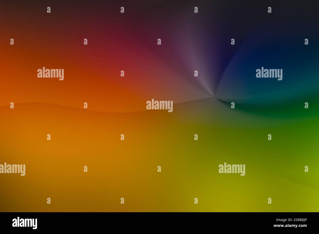 abstract background, fluid gradient layered 3d wave shape. horizontal ...