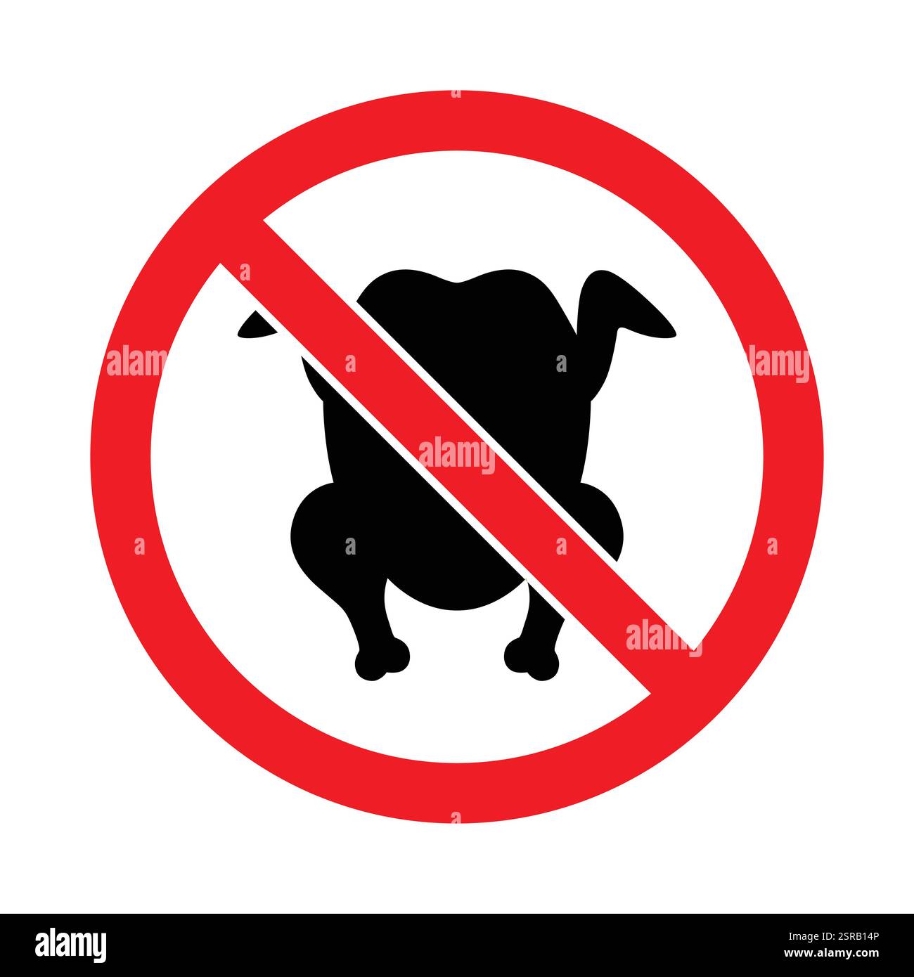 No cooking food Stock Vector Images - Alamy