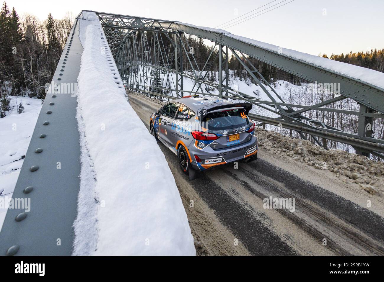 66 Lyssia BAUDET, Lea SAM CAW FREVE, Ford Fiesta Rally3, action during ...