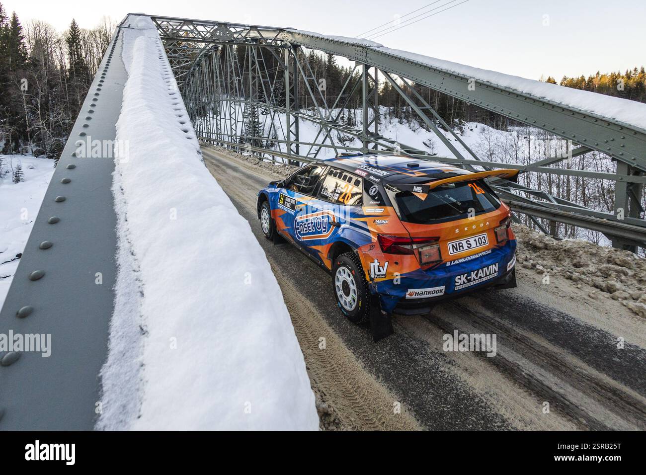 26 Lauri JOONA, Samu VAALERI, Skoda Fabia RS Rally2, action during the ...