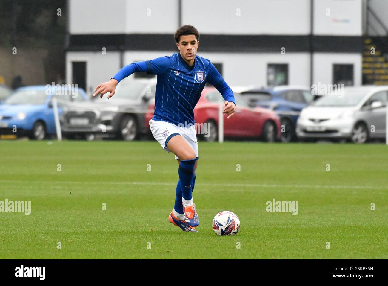 Landore, Swansea, Wales. 15 February 2025. George Iorpenda of Ipswich ...
