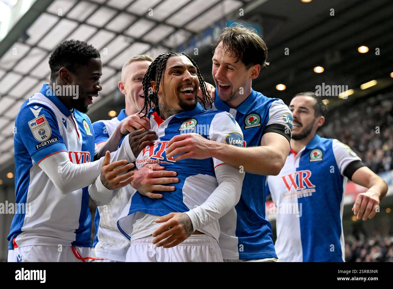 Blackburn Rovers' Tyrhys Dolan celebrates after scoring his side's ...