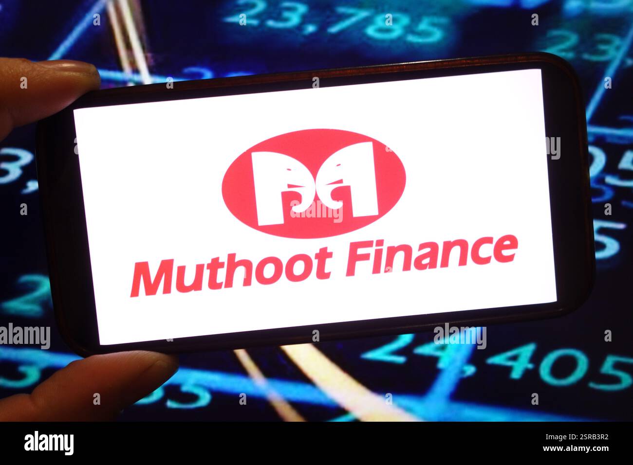 Poland. 14th Feb, 2025. In this photo illustration, the Muthoot Finance ...