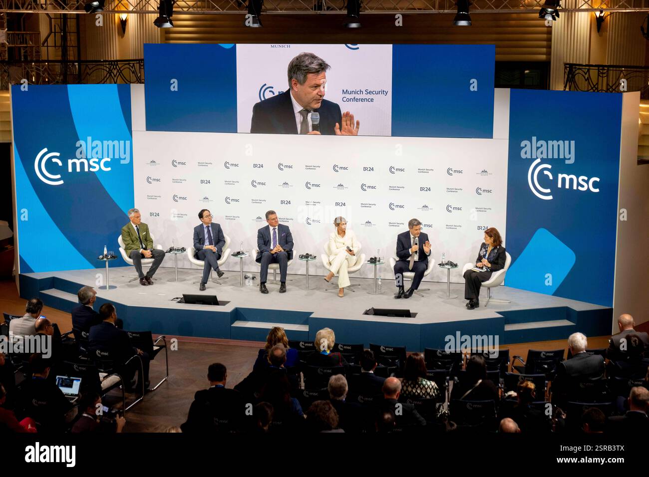 From left to right JON M. HUNTSMAN Vice Chairman and President of ...