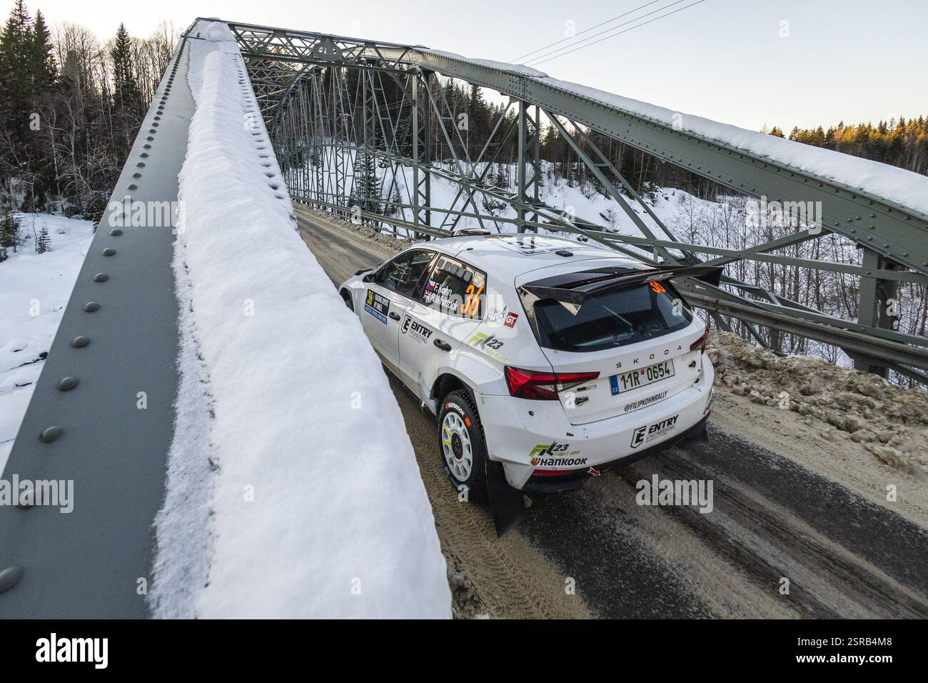36 Filip KOHN, Ross WHITTOCK, Skoda Fabia RS Rally2, action during the ...