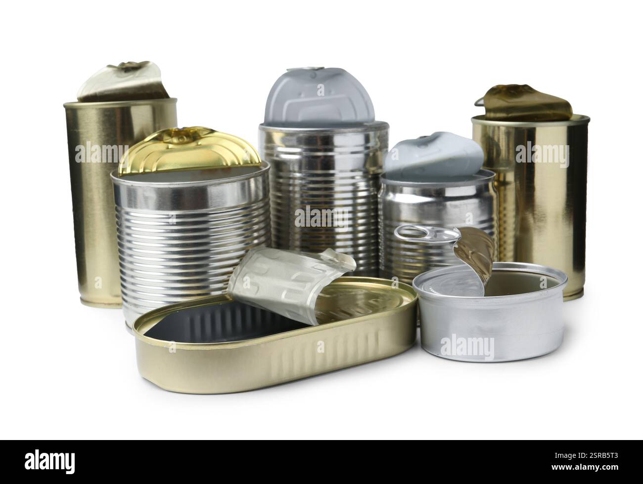 Many empty cans Cut Out Stock Images & Pictures - Alamy