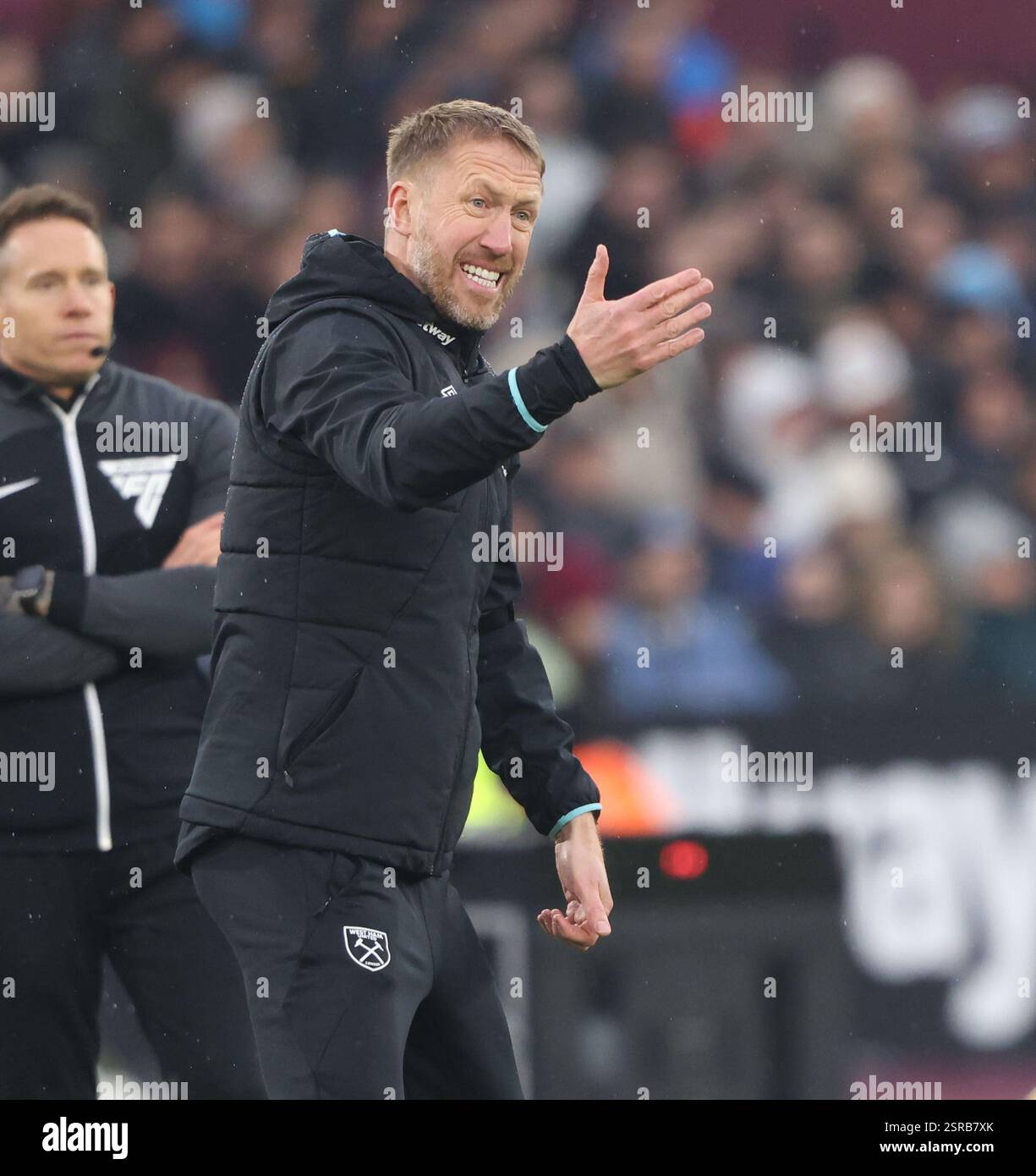 London, UK. 15th Feb, 2025. Graham Potter (West Ham manager) at the ...