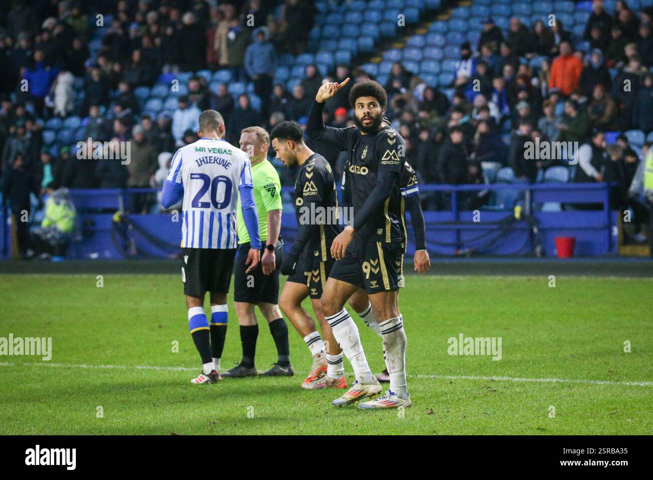 Sheffield, UK. 15th Feb, 2025. Coventry City forward Ellis Simms (9 ...