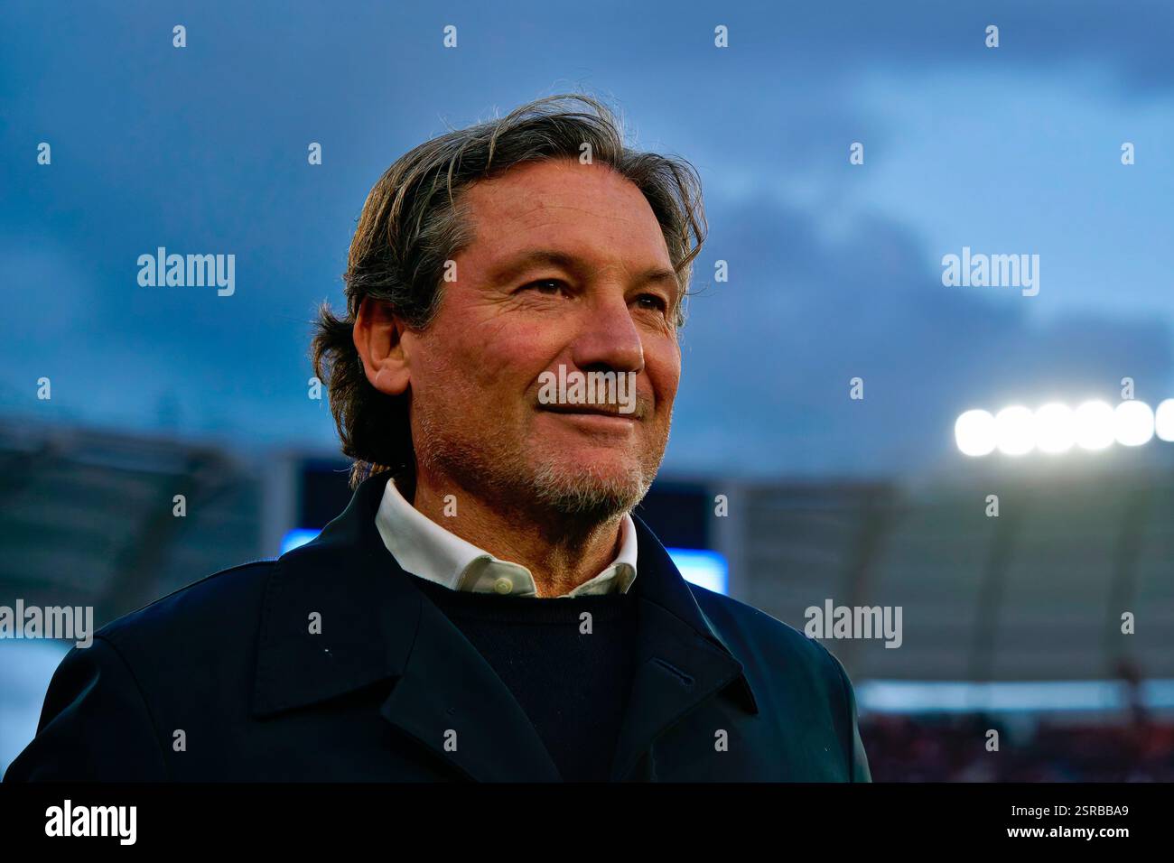 Bari, Italy. 15th Feb, 2025. coach Giovanni Stroppa of US Cremonese ...