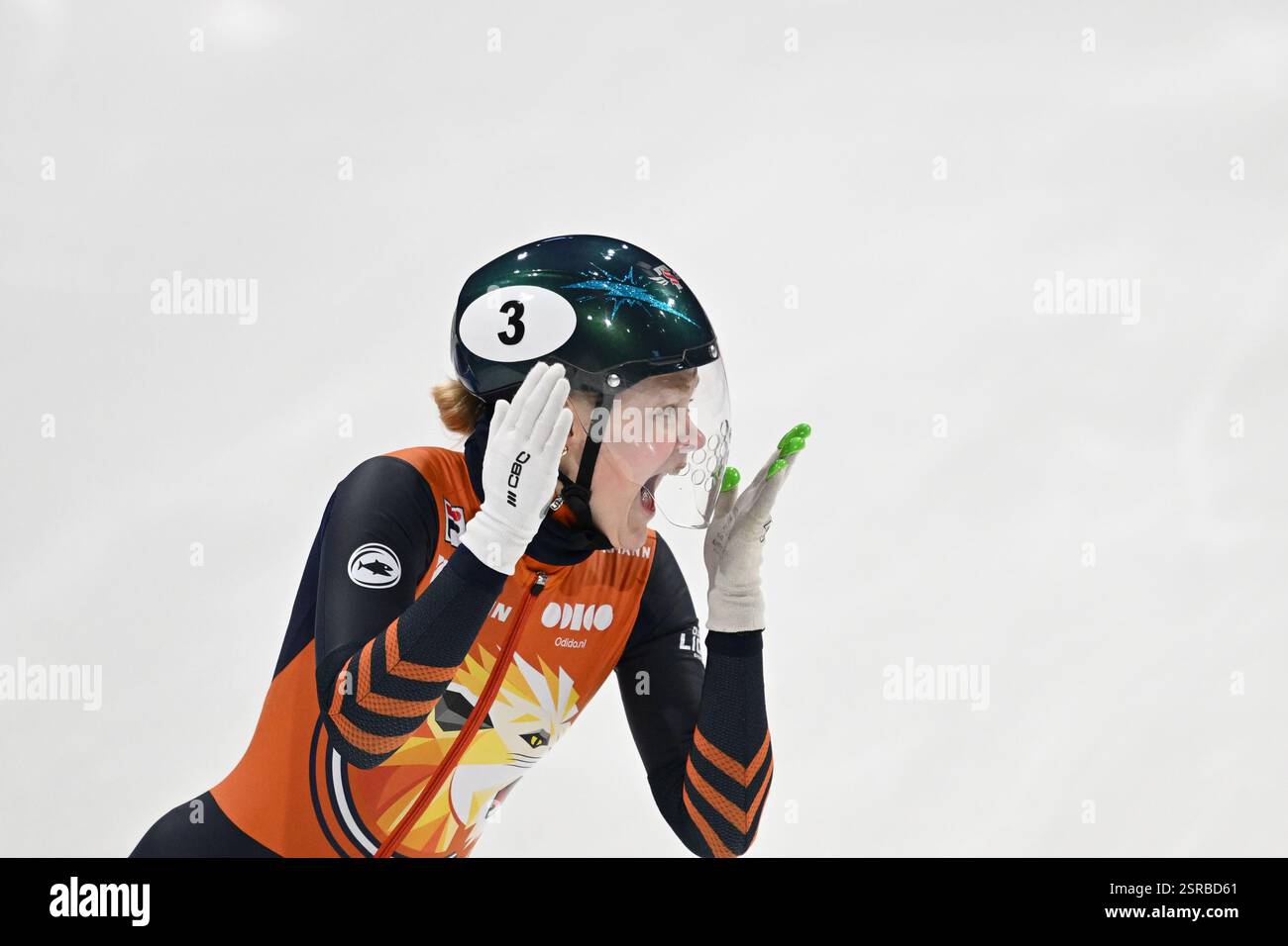 VELZEBOER Xandra of Holland celebrates winning with Team Holland first ...