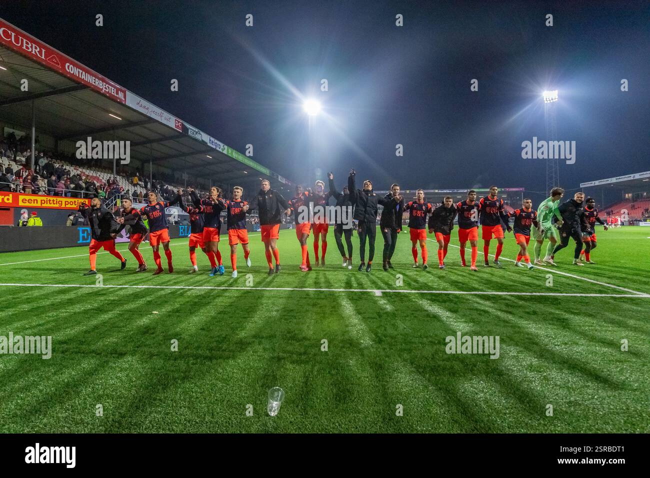 Emmen, Netherlands. 15th Feb, 2025. EMMEN, Stadium Oude Meerdijk, 15-02-2025, season 2024/2025 ...