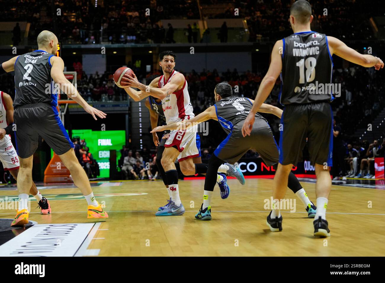 Torino, Italia. 15th Feb, 2025. EA7 Emporio Armani Olimpia Milano ...