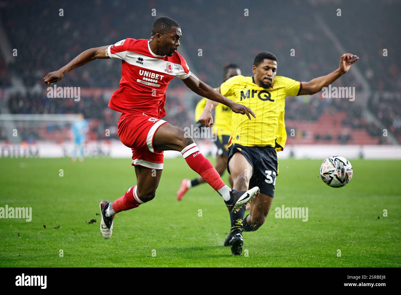 Riverside Stadium, Middlesbrough, UK. 15th Feb, 2025. EFL Championship ...