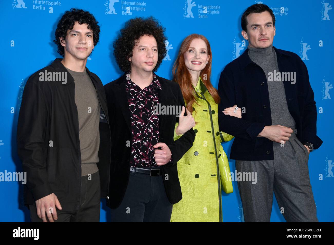 Isaac Hernandez, Michel Franco, Jessica Chastain und Rupert Friend beim ...