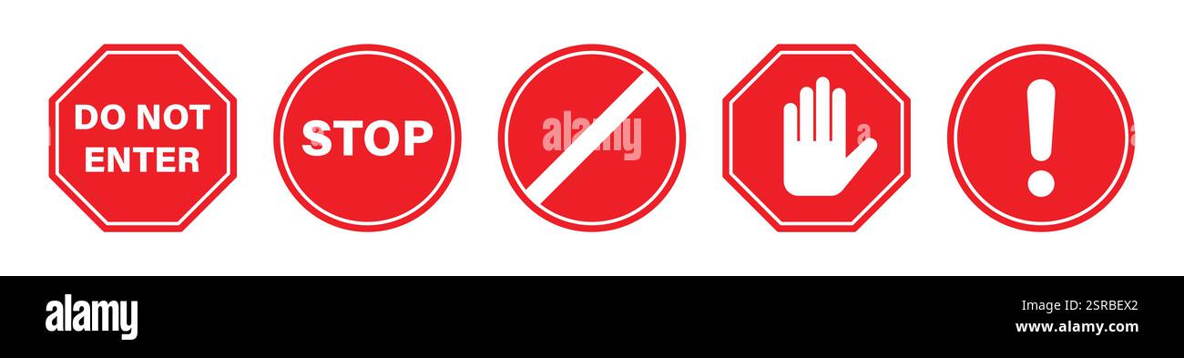 stop, do not cross, ban, forbidden, social sign icon, vector ...