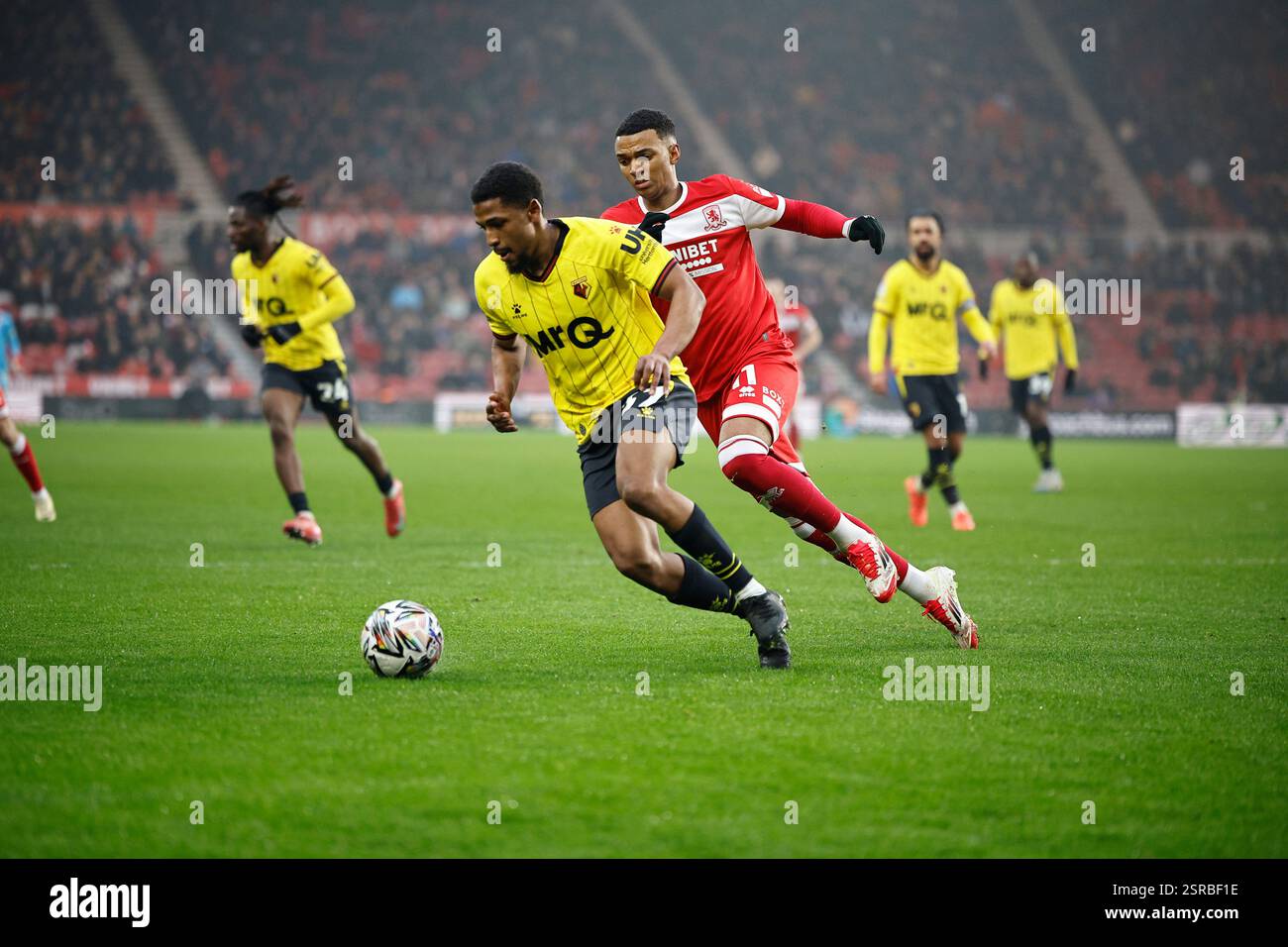 Riverside Stadium, Middlesbrough, UK. 15th Feb, 2025. EFL Championship ...
