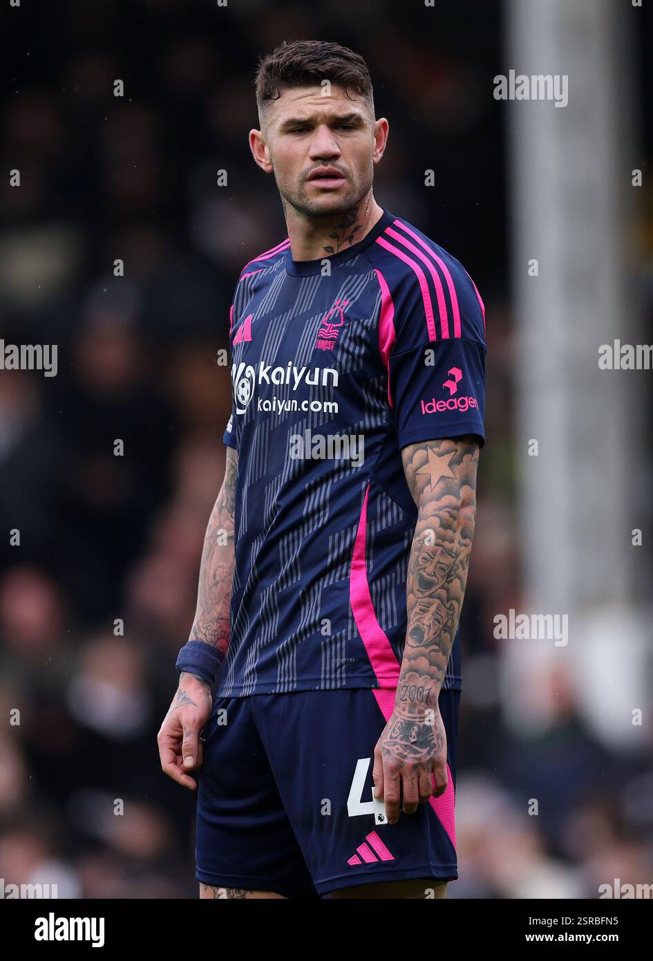 London, UK. 15th Feb, 2025. Morato of Nottingham Forest during the ...