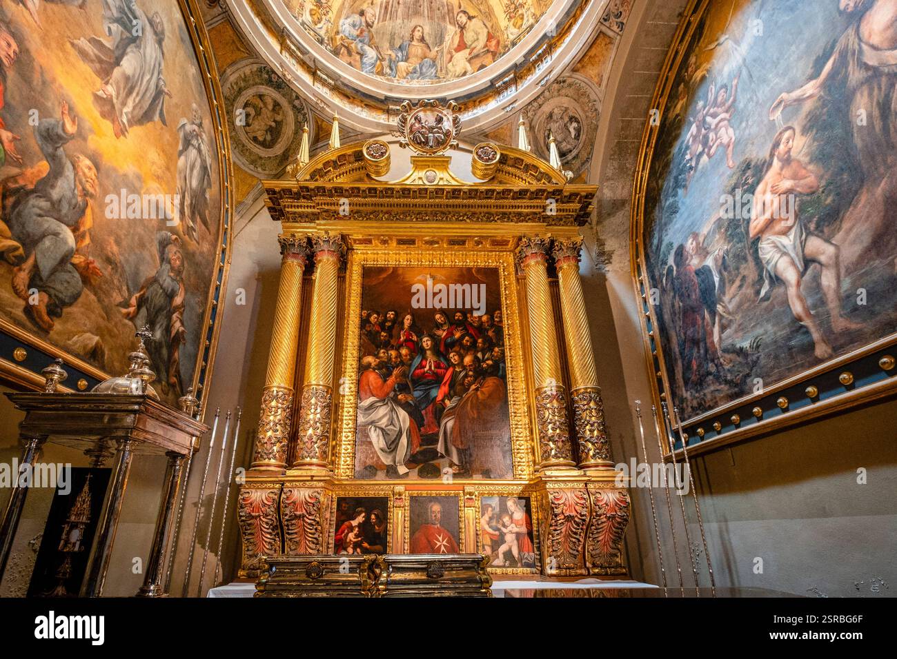 Chapel of the Holy Spirit, 17th century, classicist altarpiece and ...