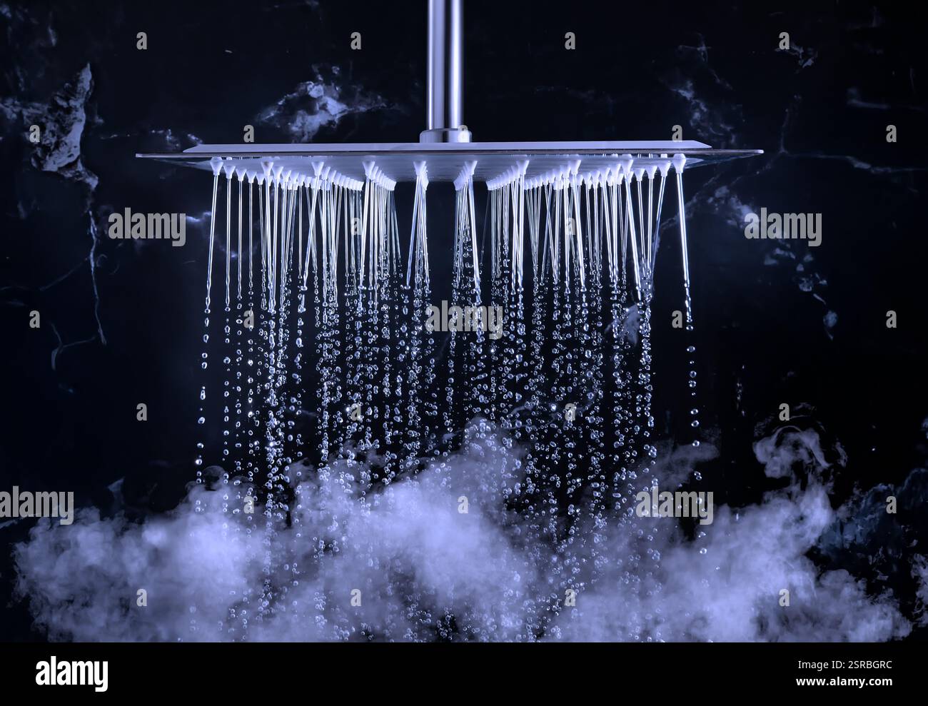 Stunning rainfall shower head that creates a captivating water display ...