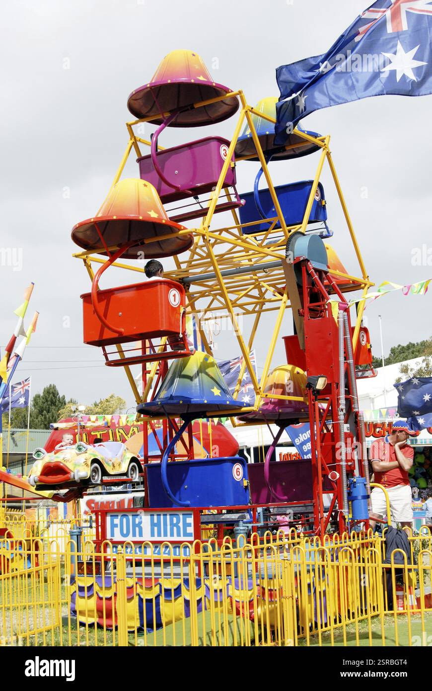 Mini wheel at Amusement park, Perth, Australia, Oceania Stock Photo - Alamy