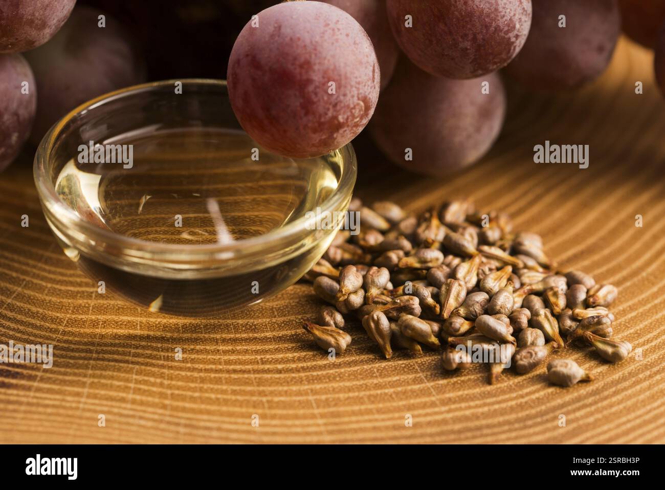 Grape seed oil Stock Photo - Alamy