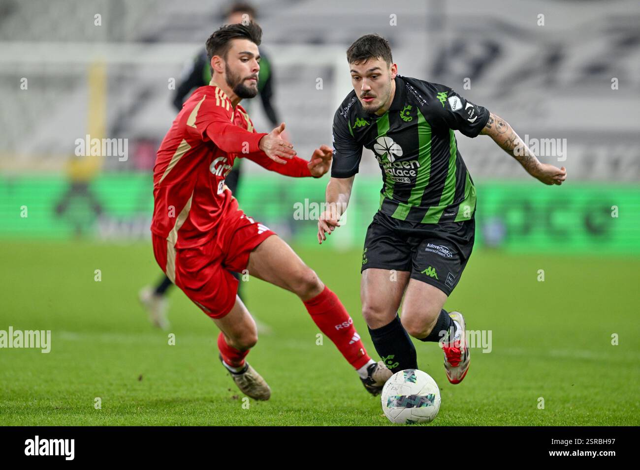Brugge, Belgium. 01st Feb, 2025. Gary Magnee (15) of Cercle pictured in ...
