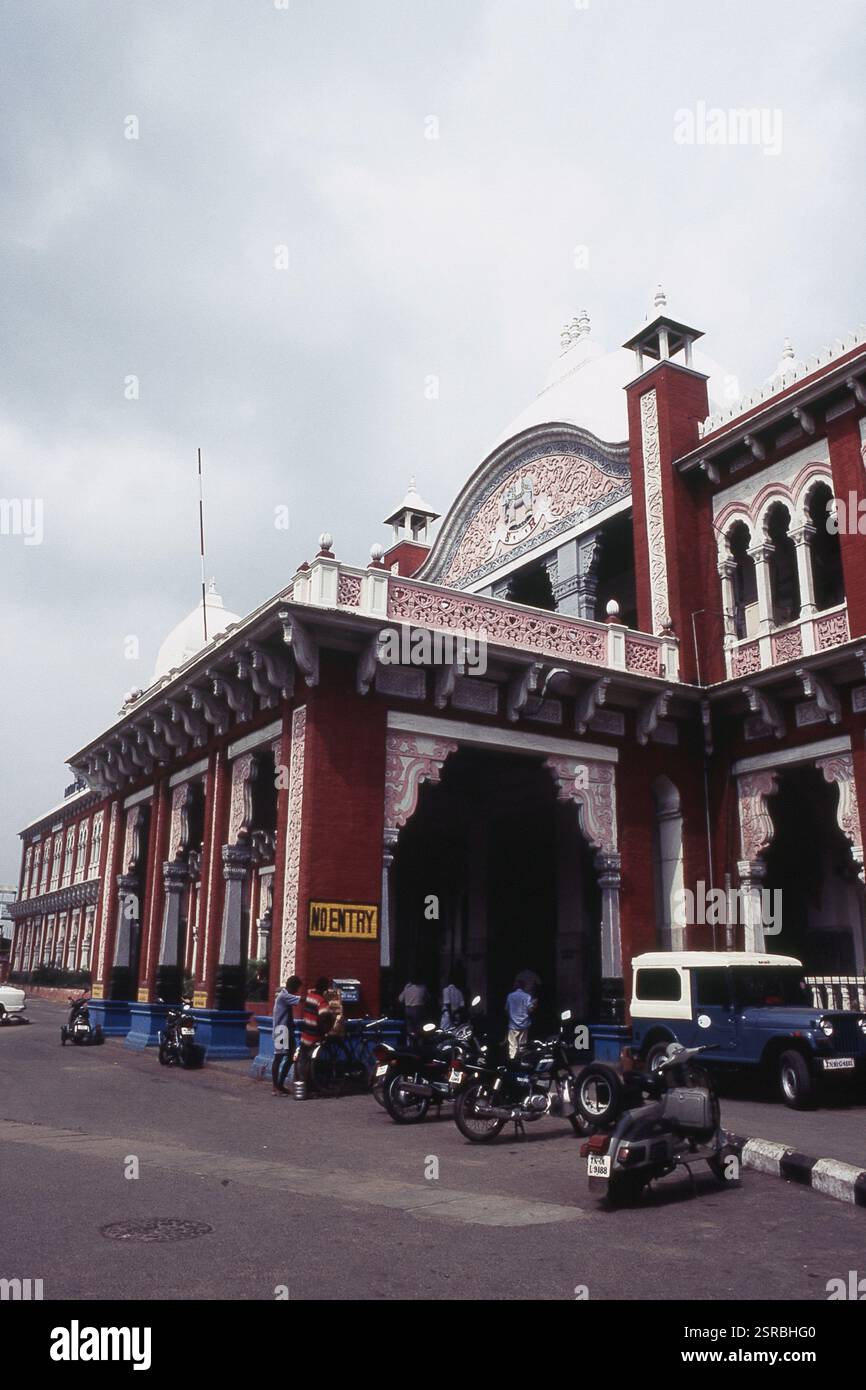 View of Chennai Egmore railway station, Chennai, Tamil Nadu, India, Asia Stock Photo - Alamy