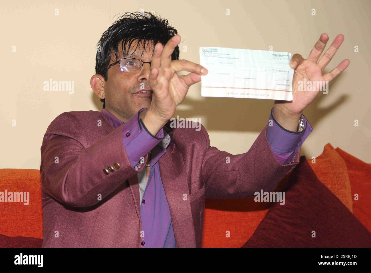 Bollywood actor filmmaker Kamaal Rashid Khan press conference telephonic conversation filmmaker ...