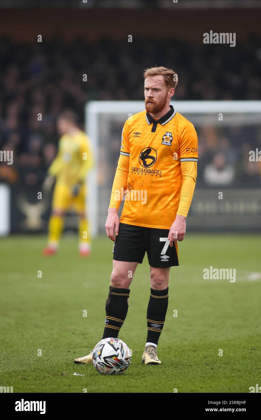 James Brophy of Cambridge United during the EFL League One match ...