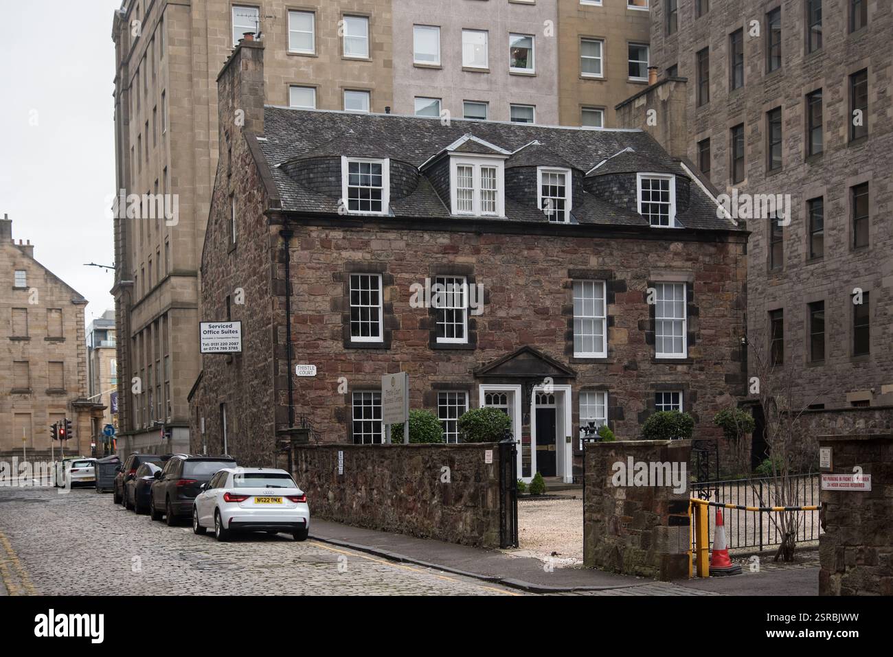 Nos 1 and 2 Thistle Court, originally called Rose Court, along with nos ...