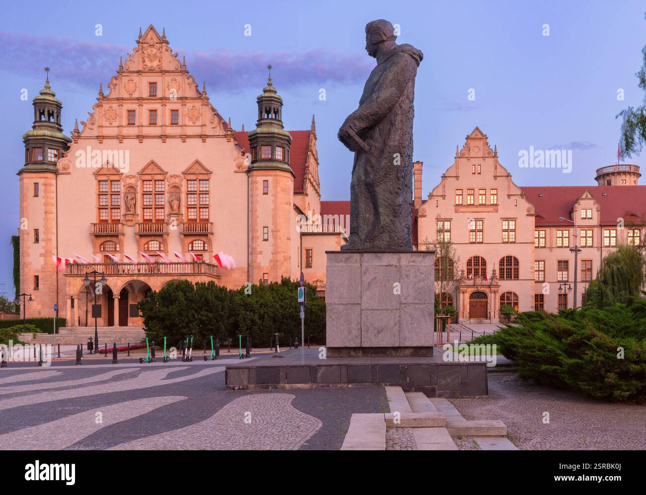 The old building of the Adam Mickiewicz University in Poznan during ...