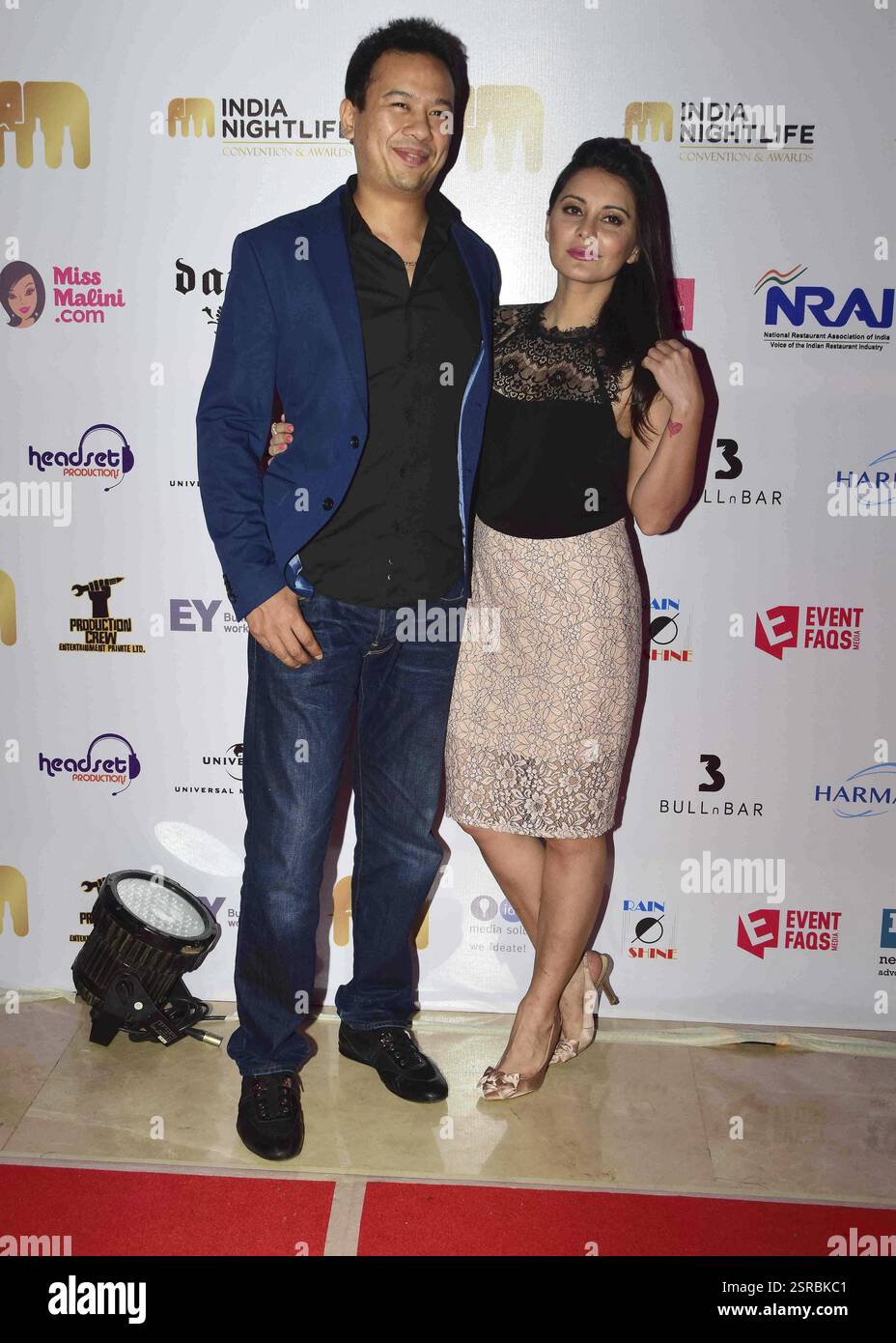 Ryan Tham owner of Trilogy night club his wife Bollywood actor Minissha ...