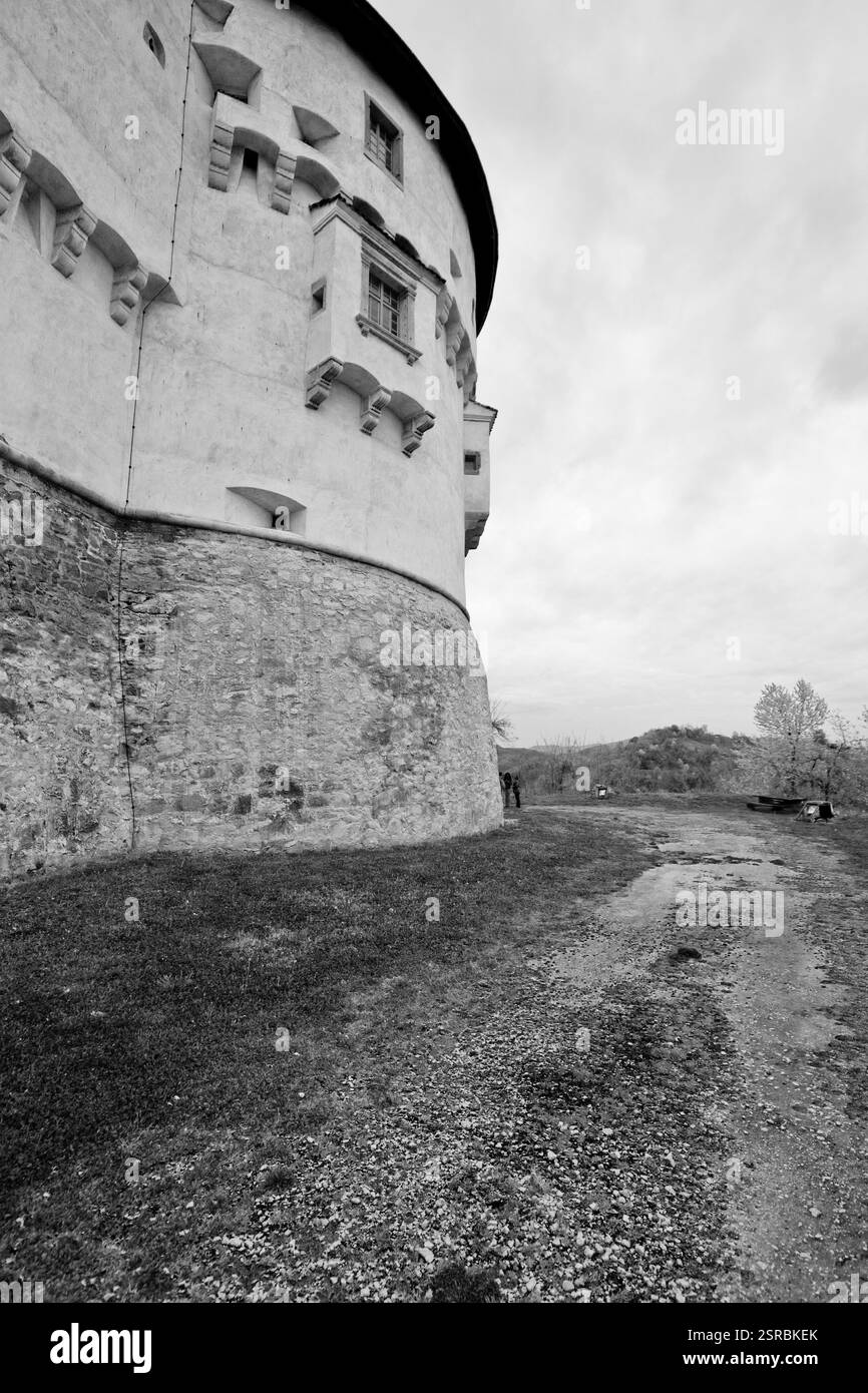 Veliki Tabor Castle in Croatia, a well-preserved medieval fortress with ...