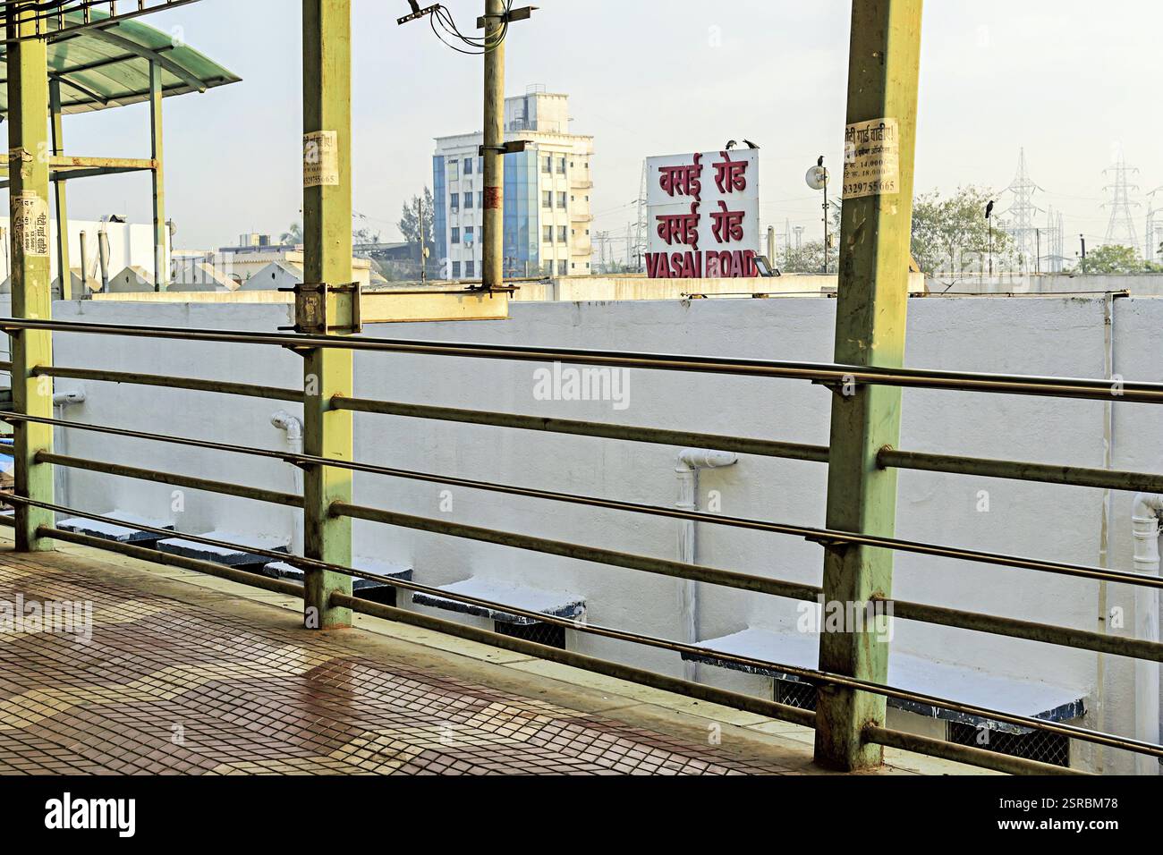 Vasai Road Railway Station foot overbridge, Mumbai, Maharashtra, India ...