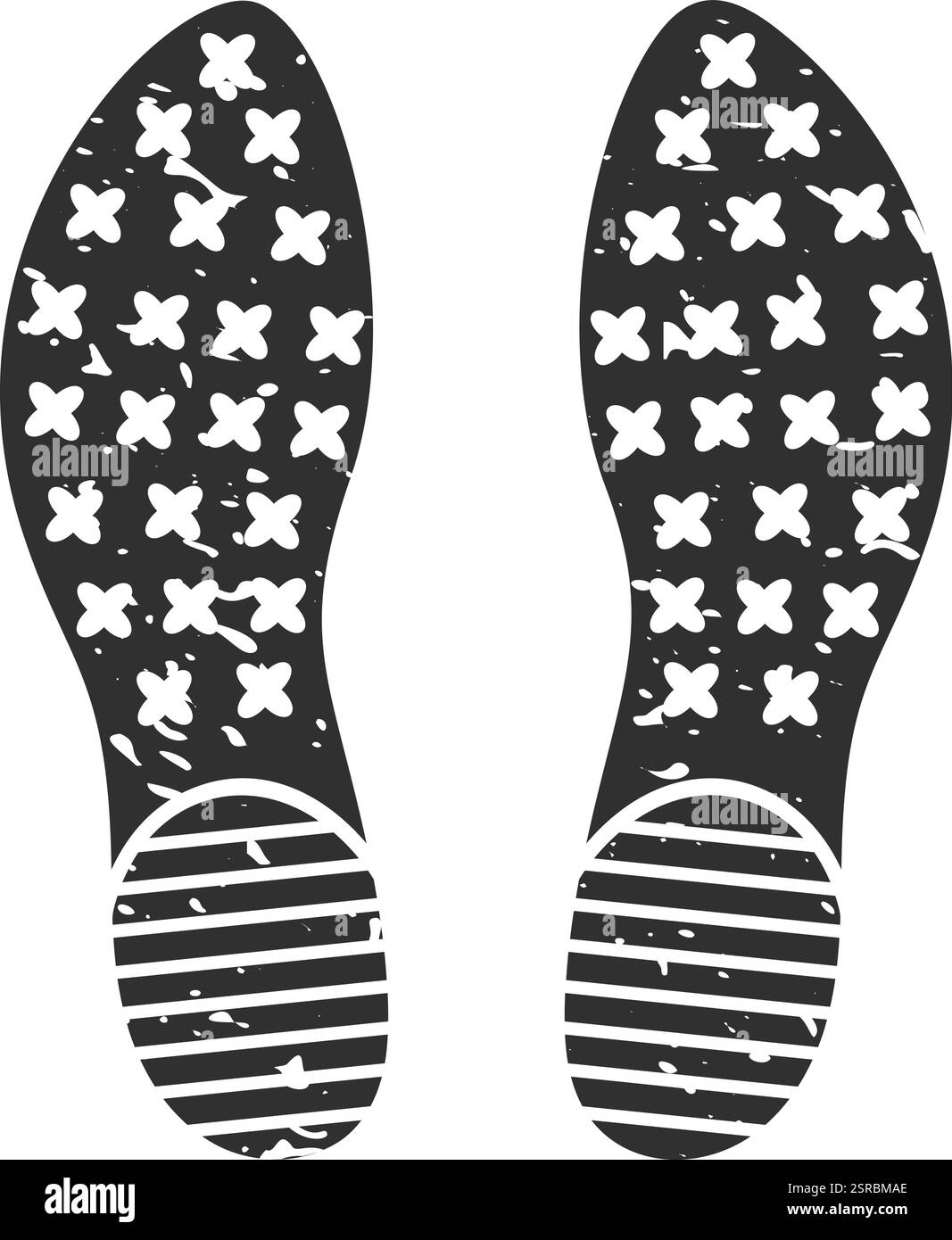 Distinctive tread pattern Cut Out Stock Images & Pictures - Alamy