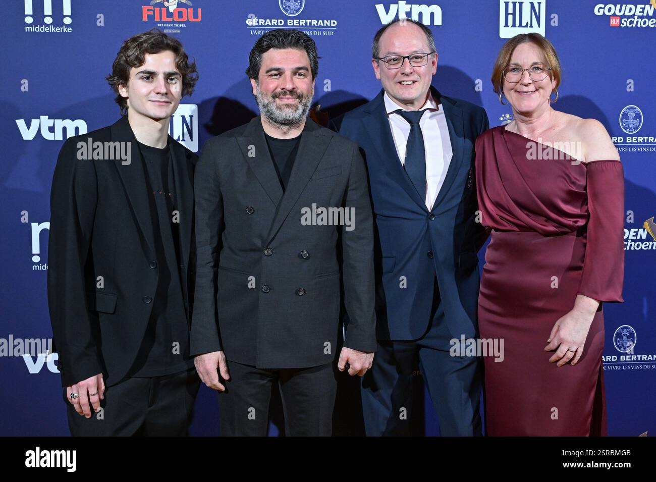 Middelkerke, Belgium. 04th Feb, 2025. Joseph Braillard, Mehdi Bayat and ...
