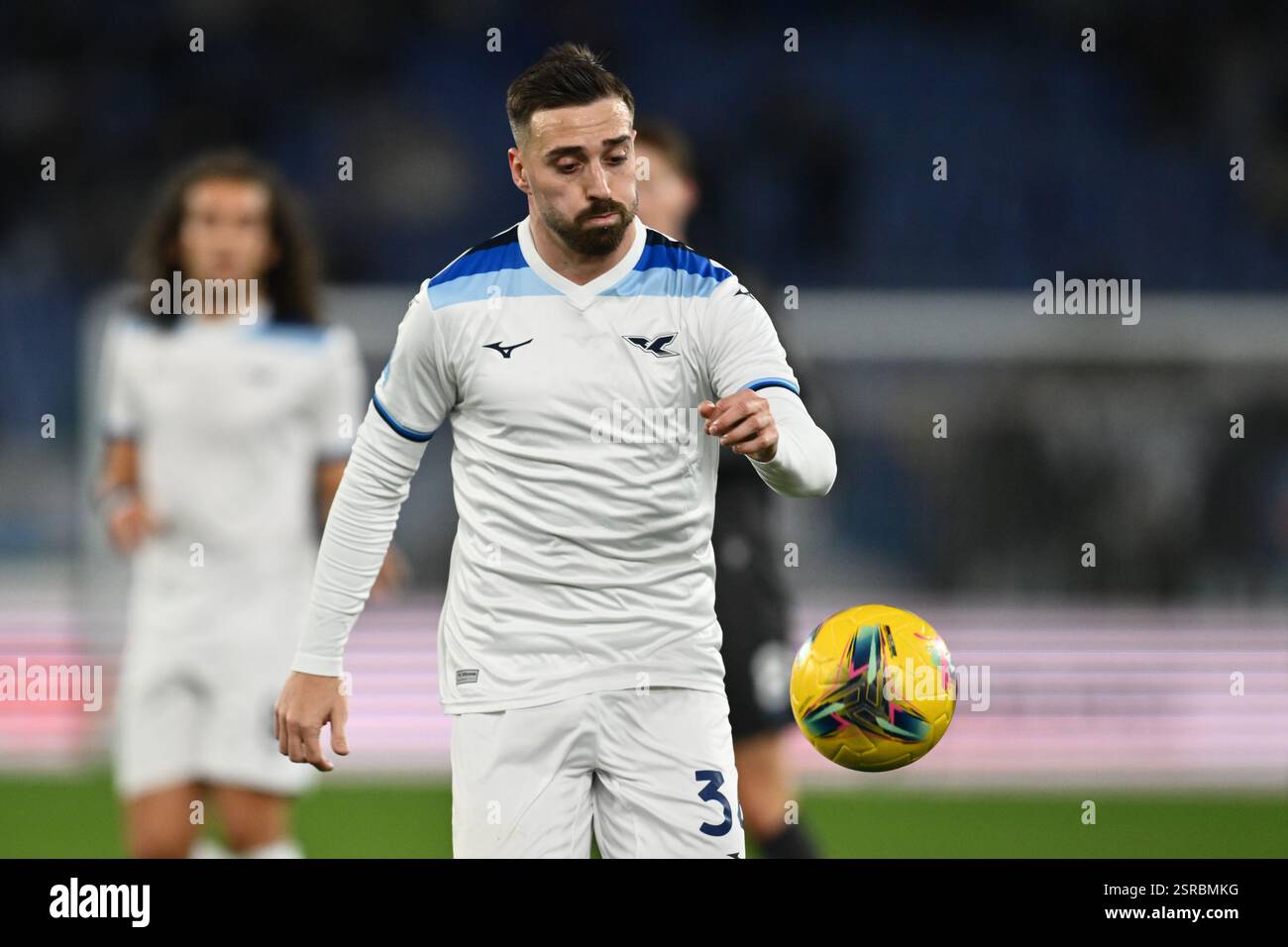 Rome, Italy. 15th Feb, 2025. Mario Gila of S.S. Lazio 25th day of the ...
