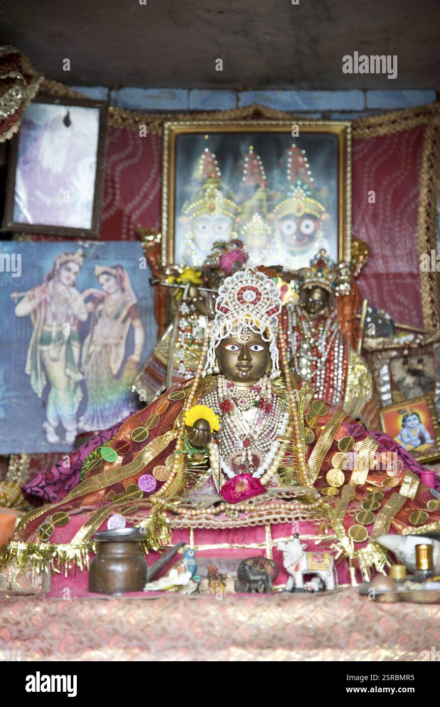Statue yamuna ji temple, vishram ghat, mathura, uttar pradesh, india ...