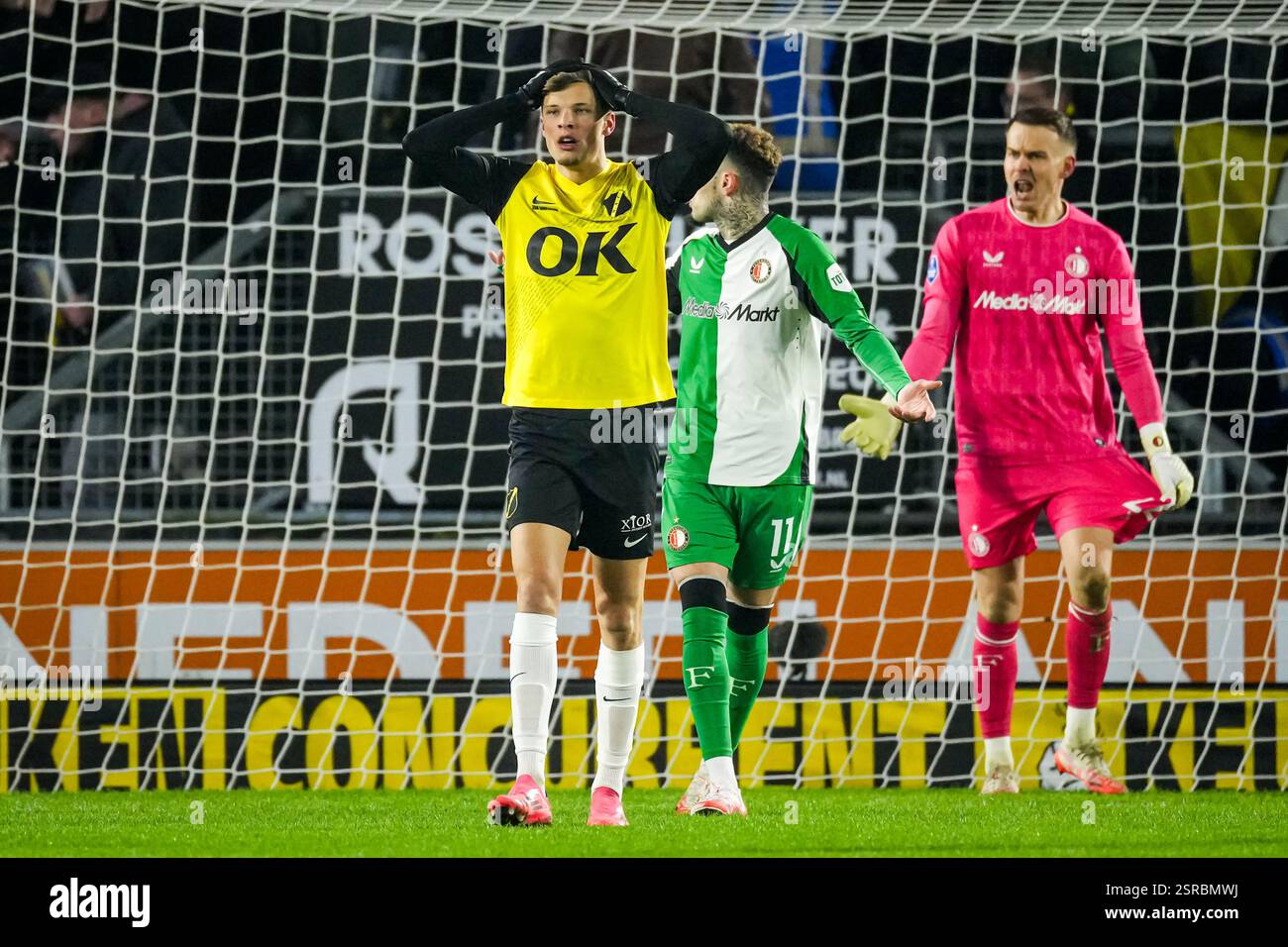 Breda, The Netherlands. 15th Feb, 2025. Breda - Sydney van Hooijdonk of ...
