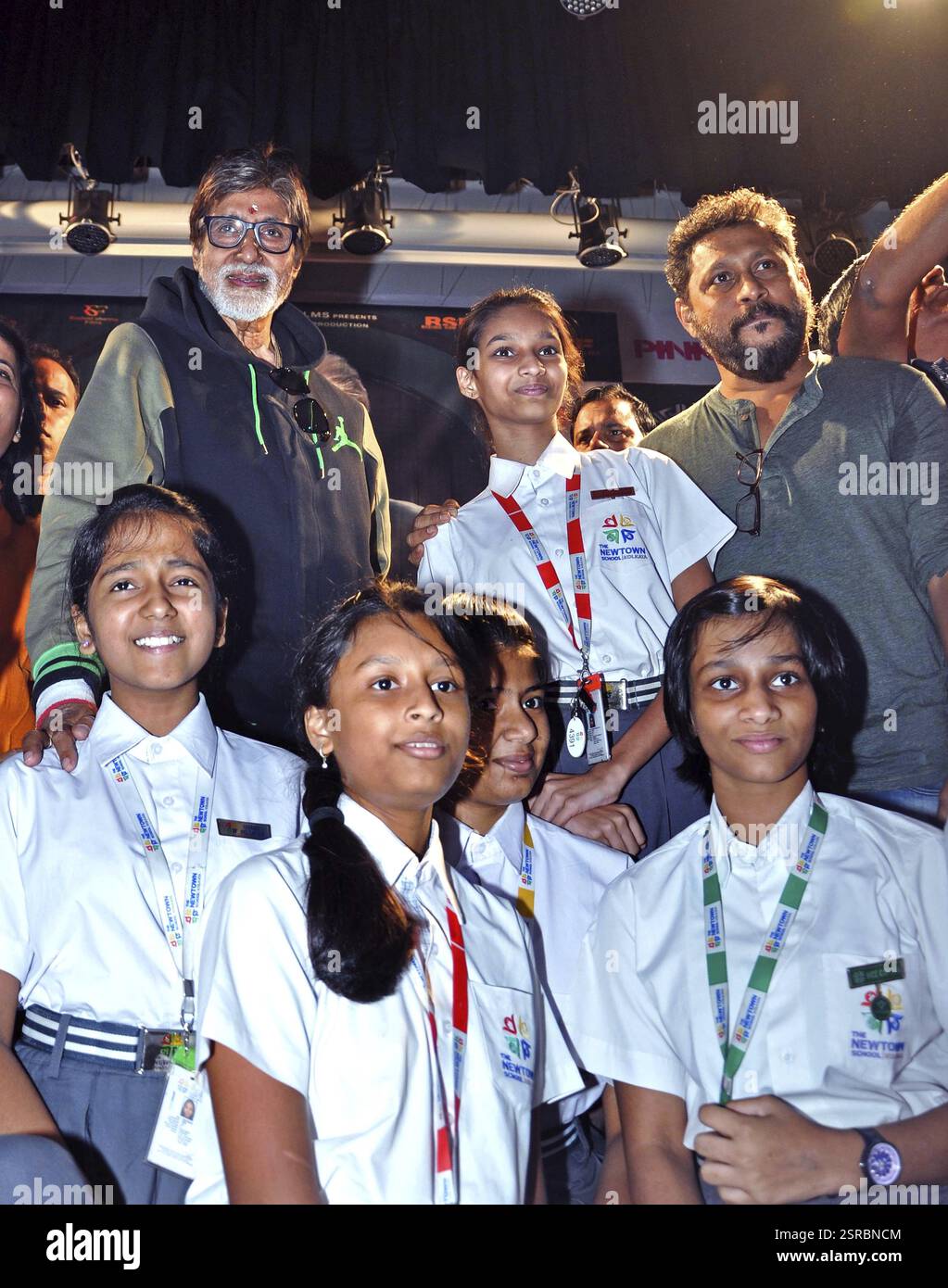 Bollywood actor Amitabh Bachchan and filmmaker Shoojit Sircar during ...