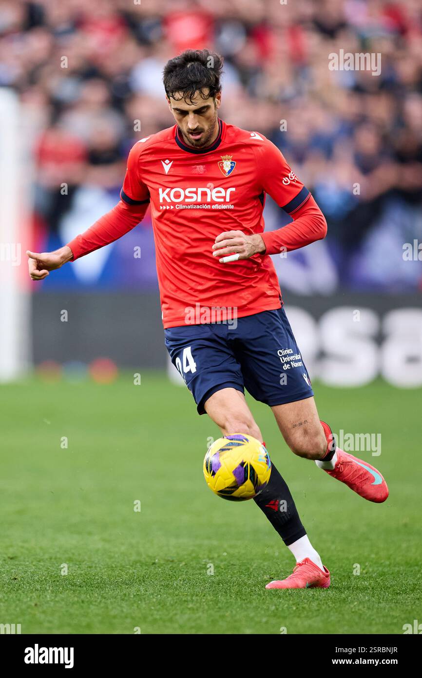 Alejandro Catena of CA Osasuna in action during the LaLiga EA Sports ...