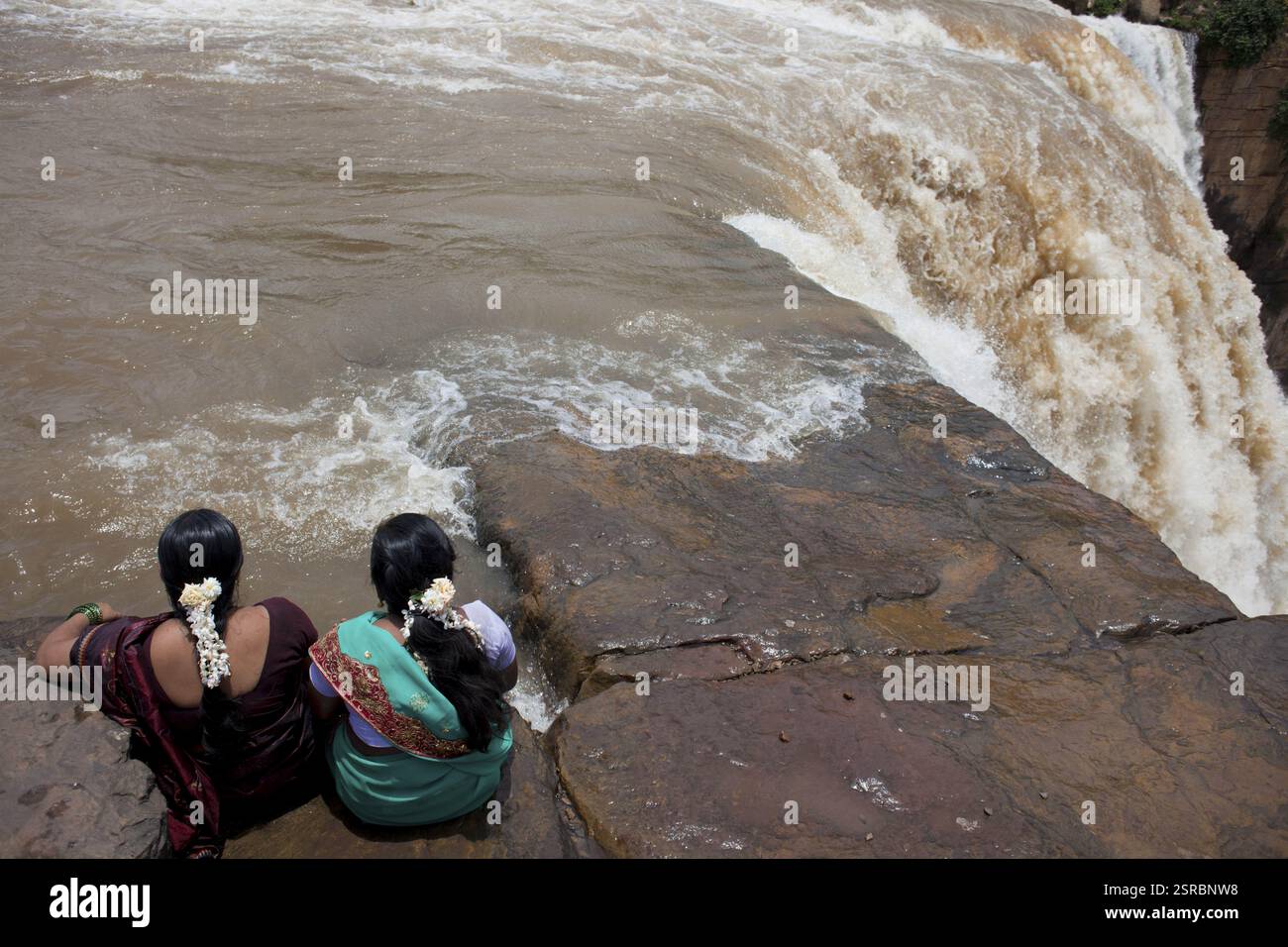 Waterfall in gokak, karnataka, india, asia Stock Photo - Alamy